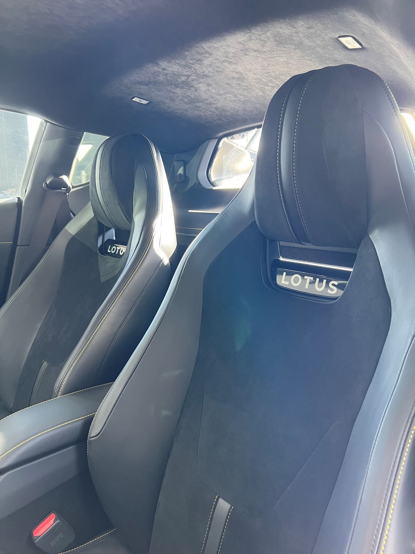 Emira seat badges "Lotus" and "Emira" | Lotus | 6110-002b